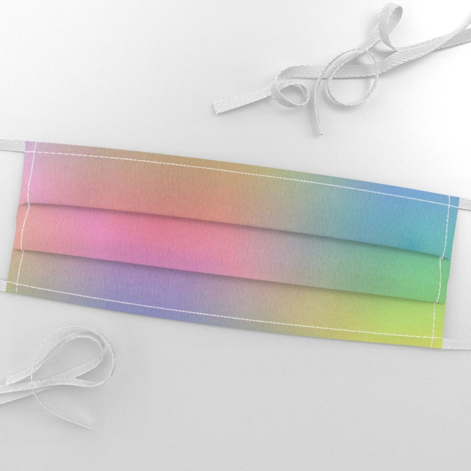 Rainbow Ombre Fabric Rainbow Ombre Bright by | Etsy