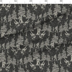 Sasquatch Fabric - Bigfoot & Friends by Somecallmebeth - Cryptids ...