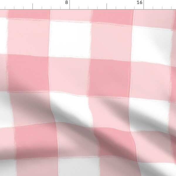 Pink Plaid Fabric - Etsy