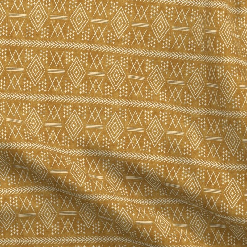 Mustard Fabric - Etsy