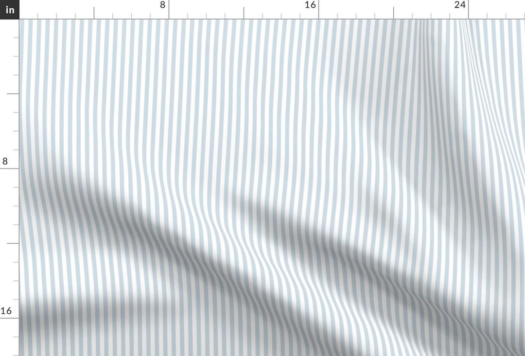 Blue Stripe Fabric - Candy Stripe Soft Blue by Danika_herrick ...