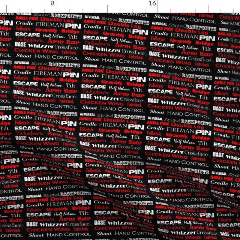 Wrestling Fabrics - Etsy