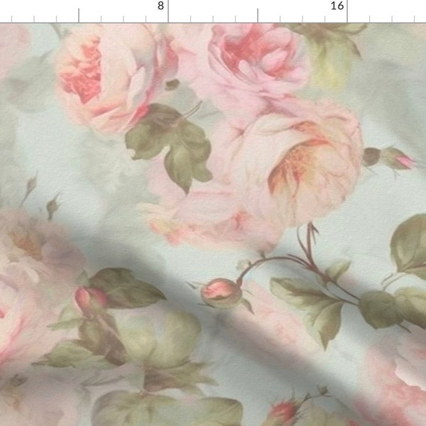 Vintage Cabbage Rose - Etsy