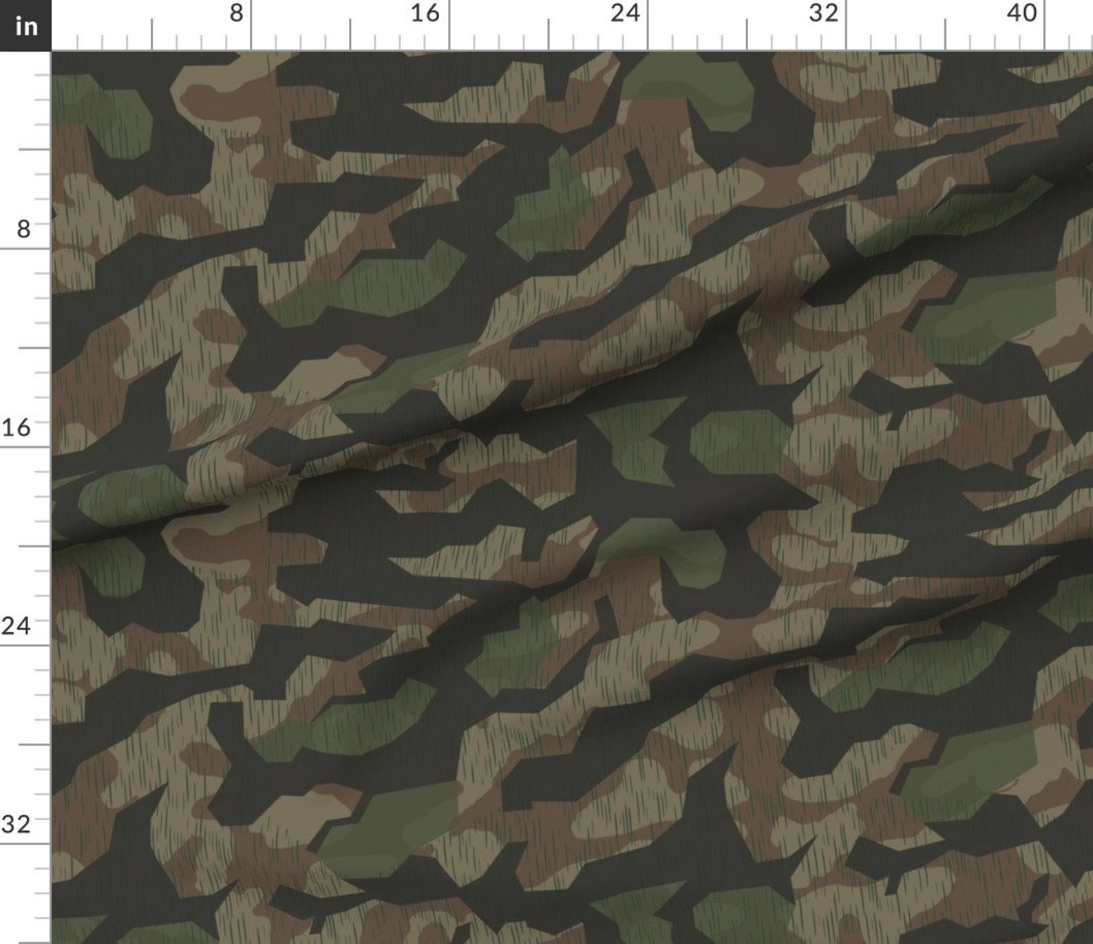 Splinter Camo Fabric Splinter A Experimental Carbon - Etsy