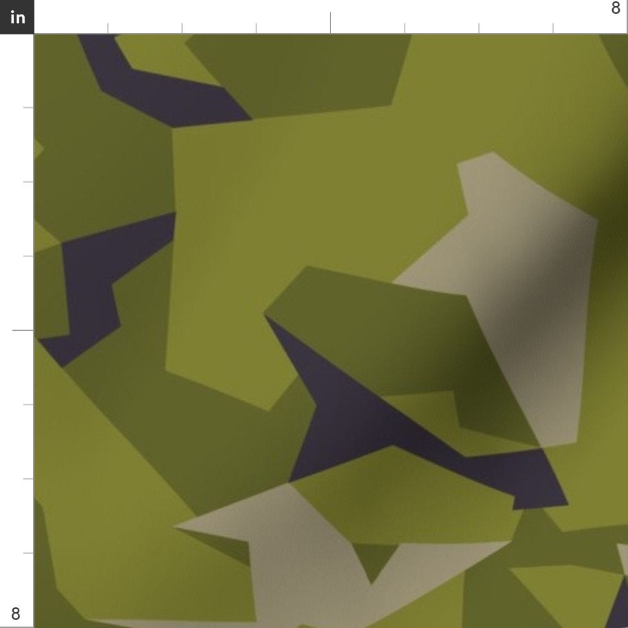 Bright Woodland Camo Fabric Swedish Woodland Camo Full Scale - Etsy