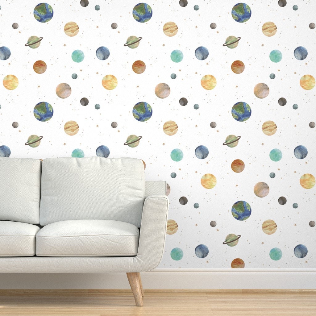 Solar System Wallpaper Solar System Medium by Shelbyallison - Etsy