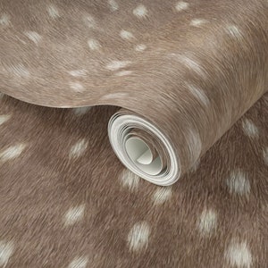 Deer Hide Wallpaper Soft Deer Hide by Willowlanetextiles - Etsy