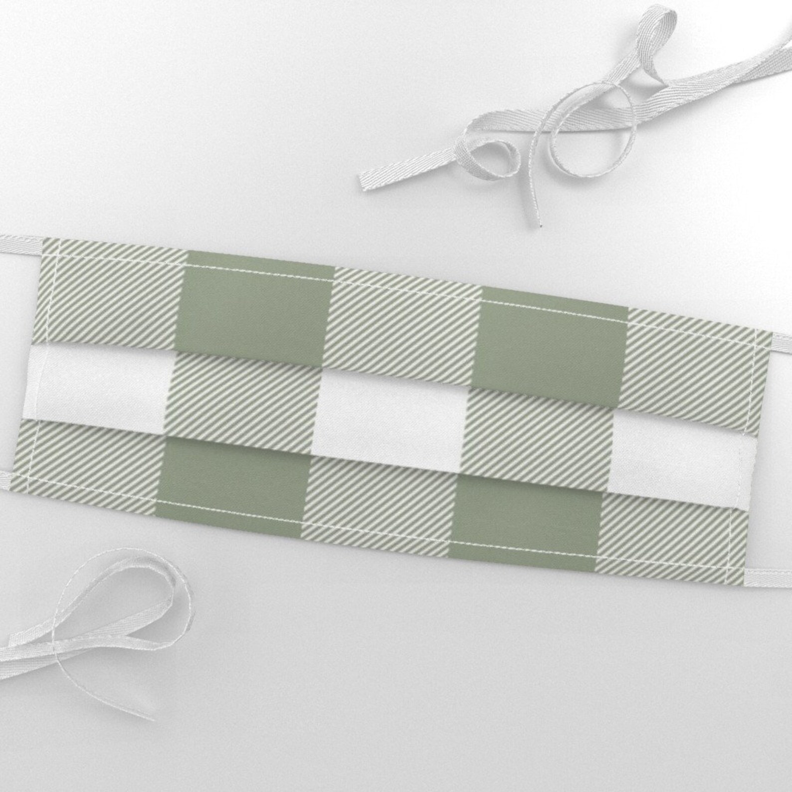 Buffalo Green Checkers Fabric Buffalo Plaid 2in Sage Green | Etsy