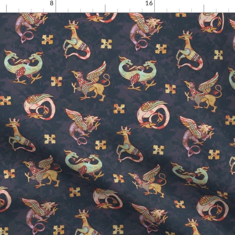 Medieval Fabric - Etsy