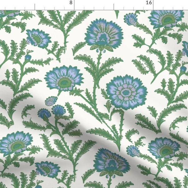 Marigold Block Print Fabric - Etsy