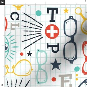 Eyeglasses Fabric - Spectacle by Heatherdutton - Glasses Eye Vision ...