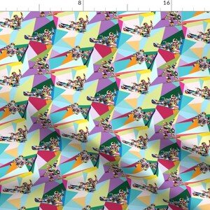 Snowboarding Fabric Snowboarding Snow Day by Julia Diane Snowboarding ...