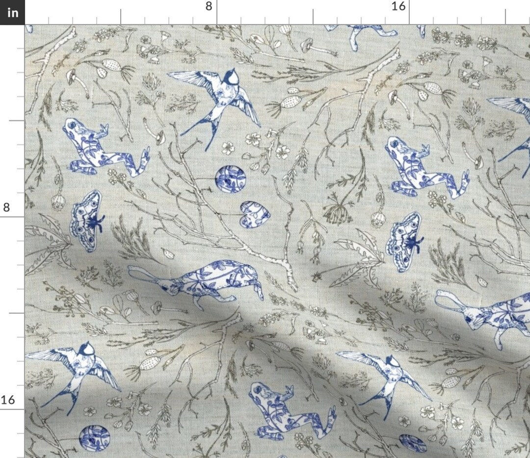 Railroaded Fabric Botanica Wilde rotated by Nouveau Bohemian Railroaded ...