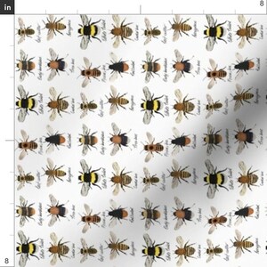 Bees Fabric Rotated I'm Going on A Bee Hunt / Orientated for Tea Towels ...