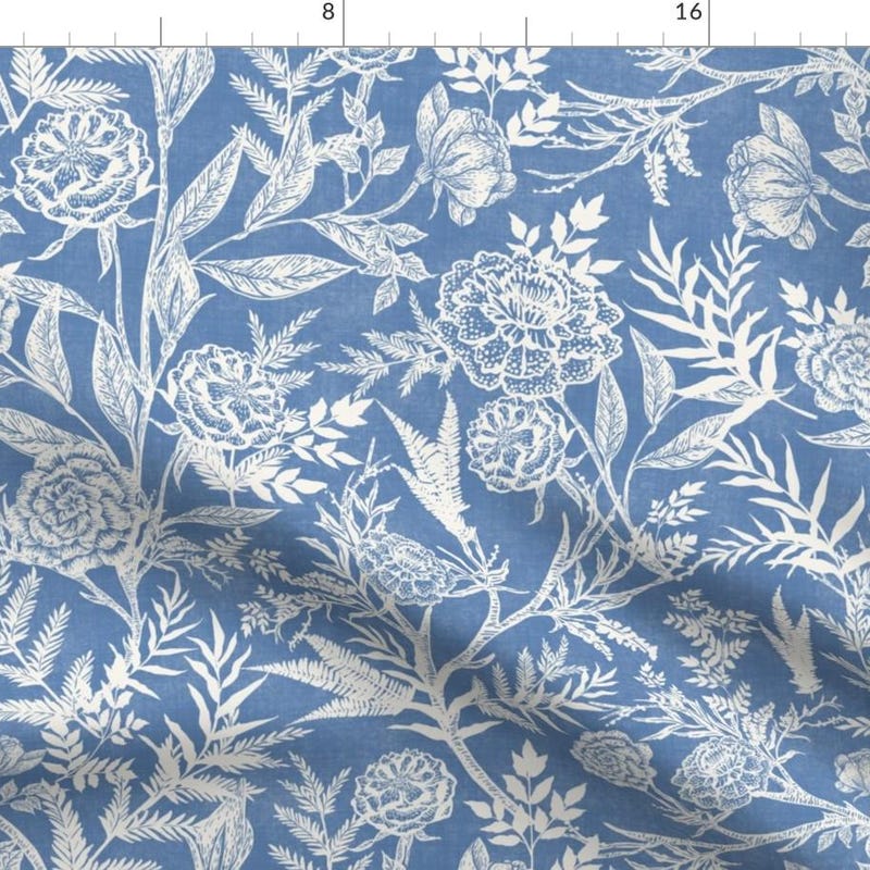 Floral Toile - Etsy