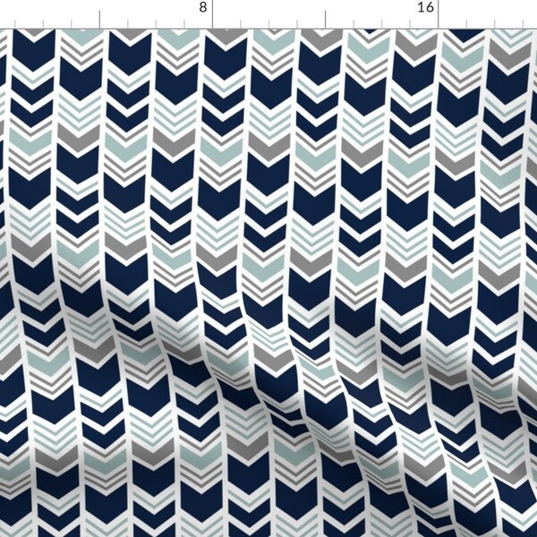 Dark Blue Chevron - Etsy
