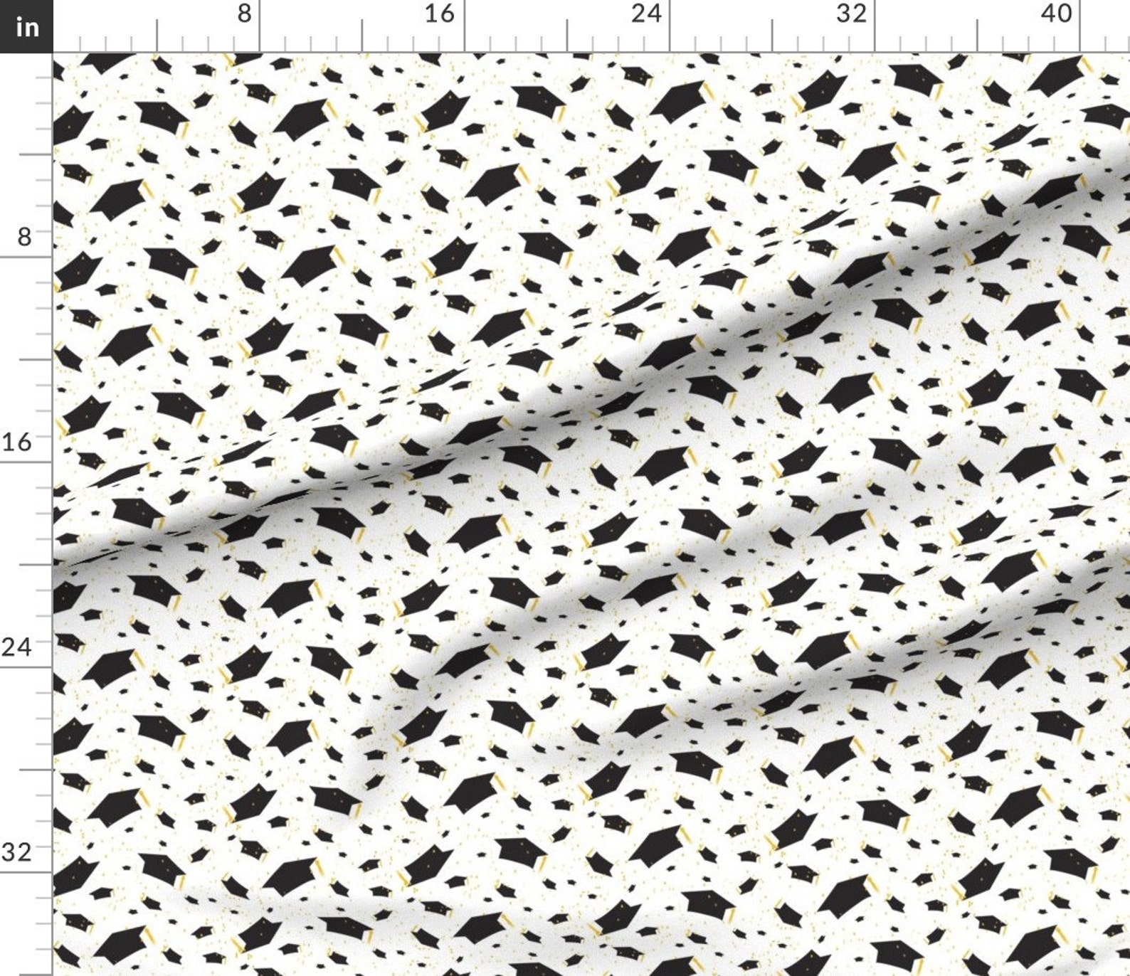 Graduation Fabric Graduation Celebration by Ravengill - Etsy