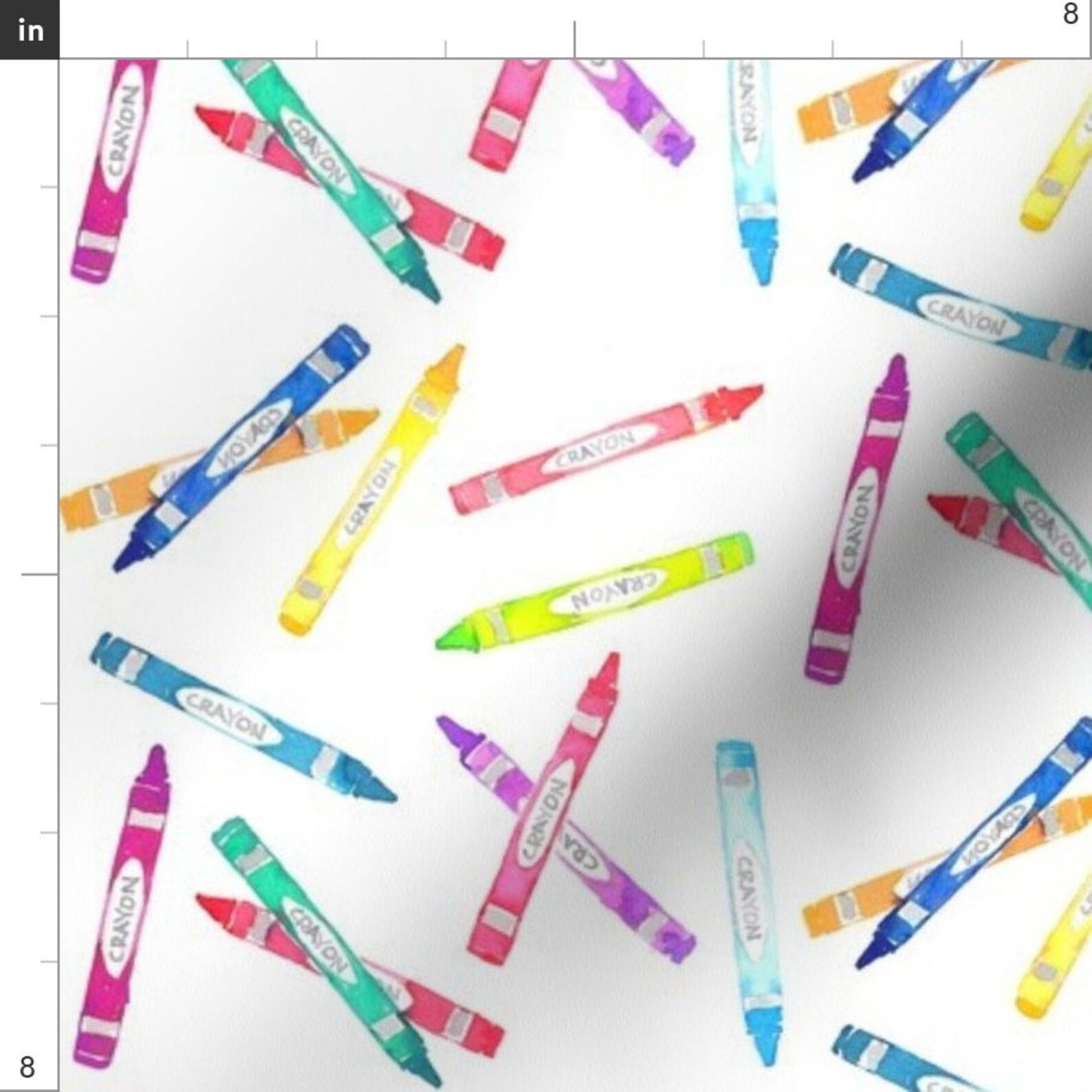 Watercolor Crayon Fabric Crayons Messy by Erinanne Crayons - Etsy