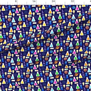Science Fair Fabric Explore the Science Fair by Illustrative - Etsy