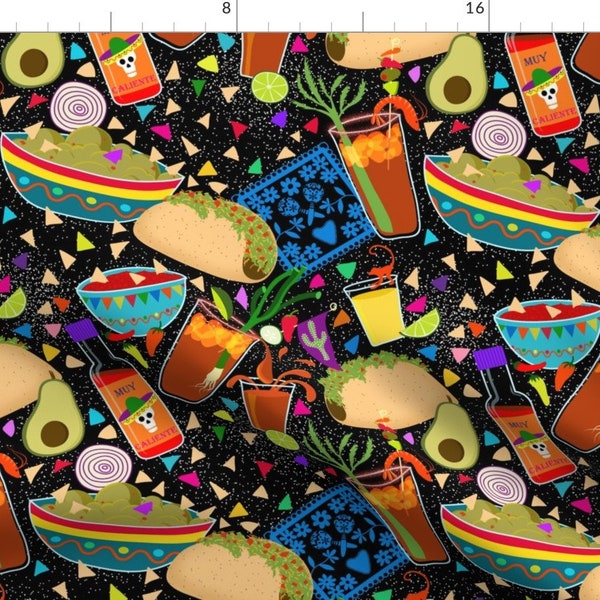 Mexican Theme Fabric - Etsy