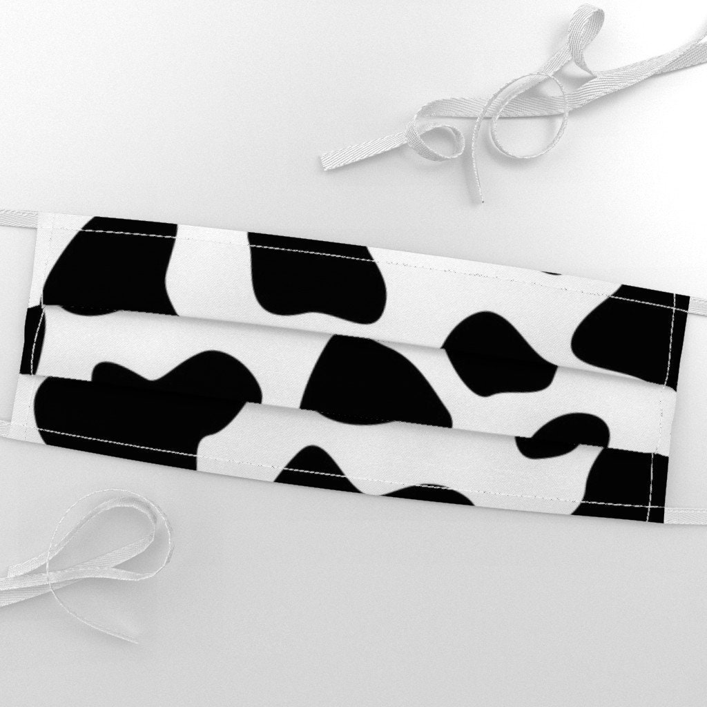 Cow Print Fabric Mooo Cycle Kisses Cow Spots by Bzbdesigner - Etsy