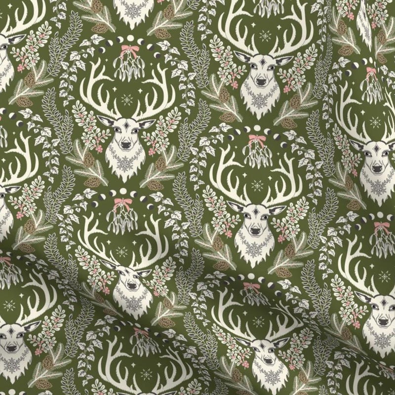 Stag Fabric - Etsy