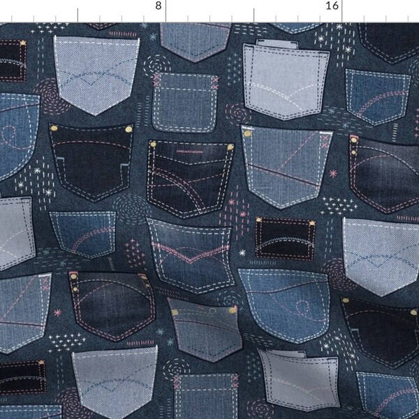 Denim Pockets - Etsy