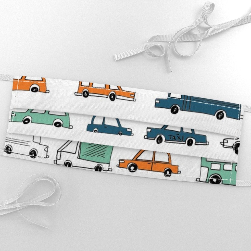 Car Fabric Cars Baby Boy Fabric Nursery Buses Car Cute Kids - Etsy