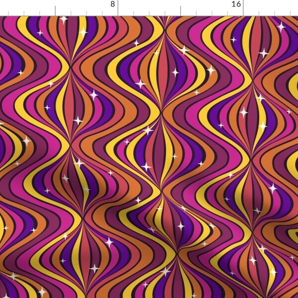 1970s Retro Fabric - Etsy