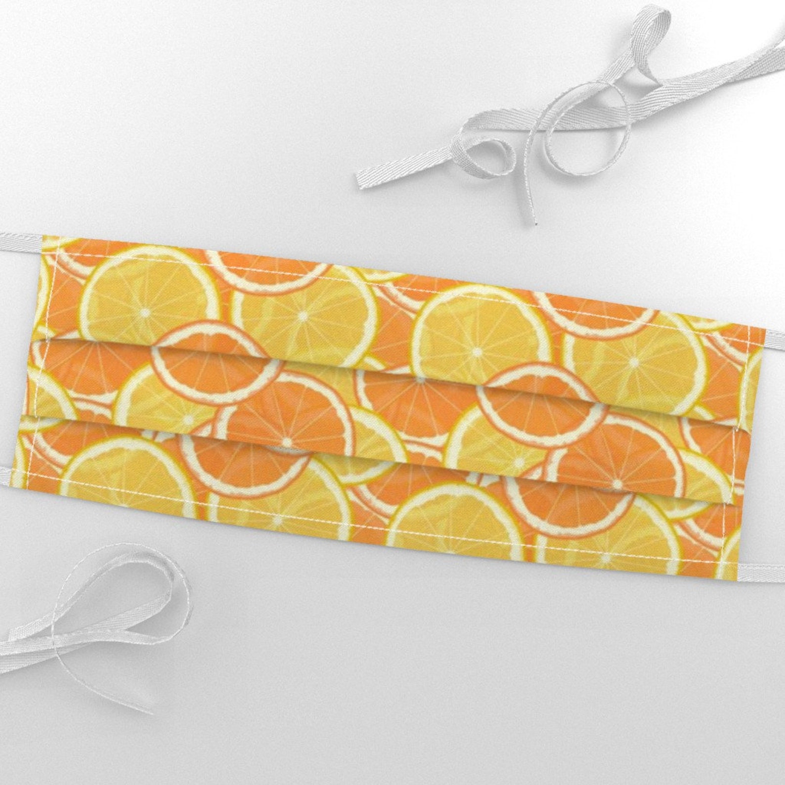 Citrus Fabric Citrus Cloth by Inscribed Here Citrus Orange | Etsy