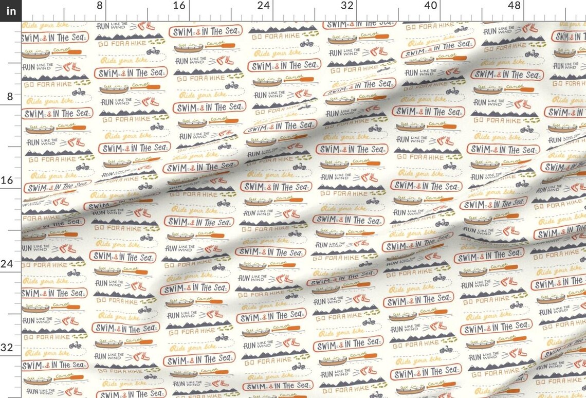 Adventure Fabric - the Great Outdoors by Ellolovey - Outdoors ...