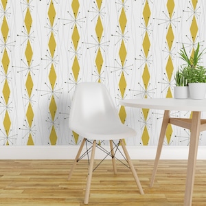 Atomic Wallpaper 60s by Themadcraftduckie Atomic Geo - Etsy