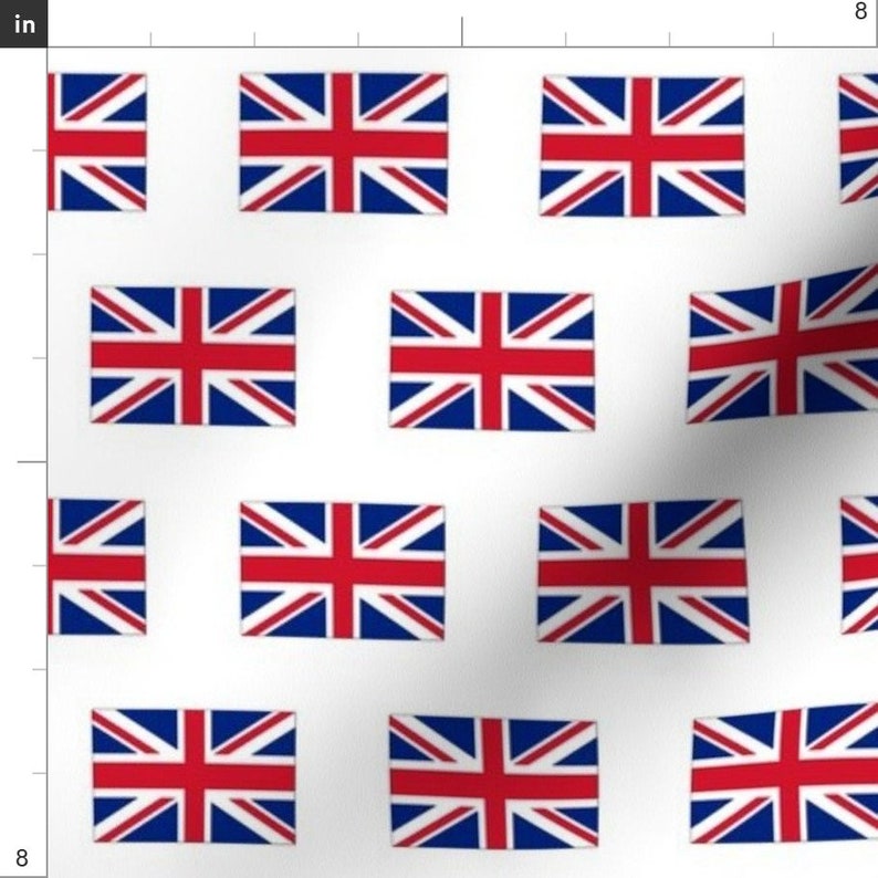Union Jack British Flag Fabric Union Jack // Small by - Etsy