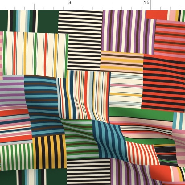 Patchwork Fabric - Etsy