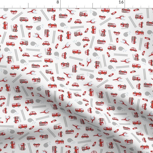 Fireman Fabric - Etsy
