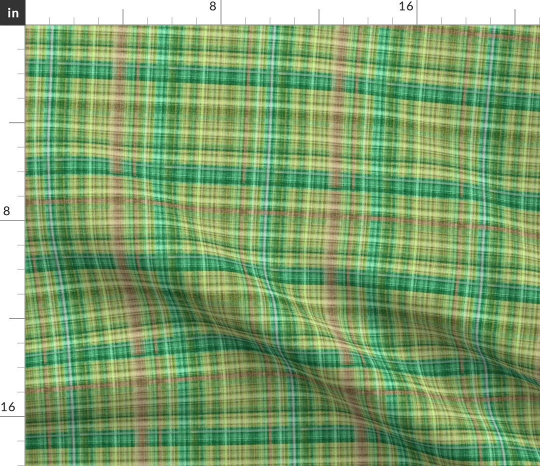 Green Plaid Fabric Emerald Plaid by Joanmclemore green Plaid Home Decor ...