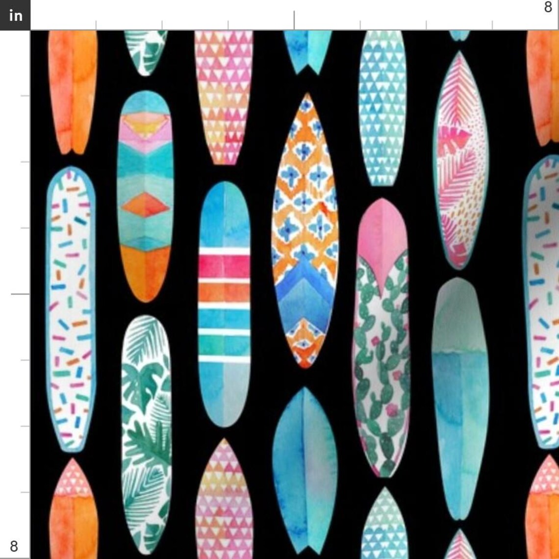 Surfboards on Black Fabric - Surfboards by Tasiania - Summer Surfing ...