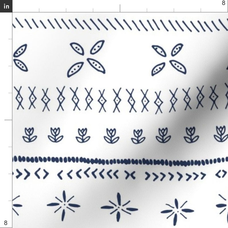 Boho Fabric Boho Print by Shelbyallison Boho Cotton Fabric - Etsy