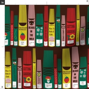 Library Fabric Dewey Decimal System by Heidikenney Library Librarian ...