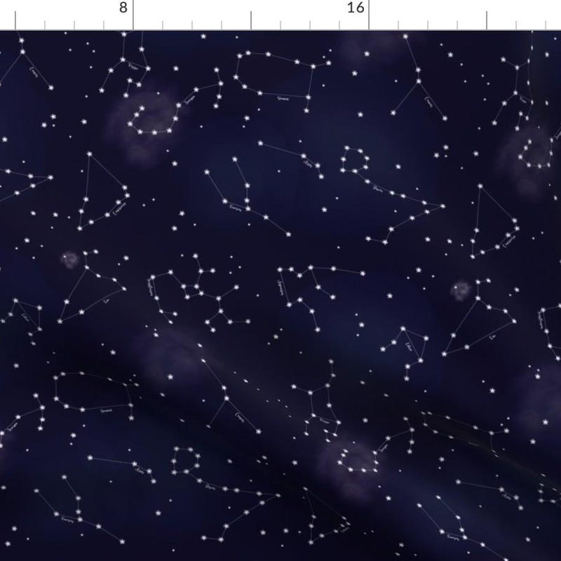 Constellation Fabric - Etsy