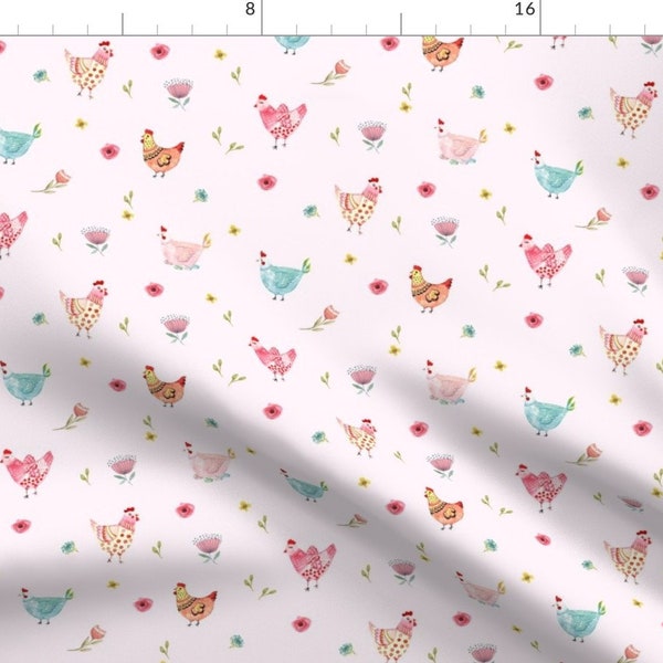 Chicken Fabric - Etsy