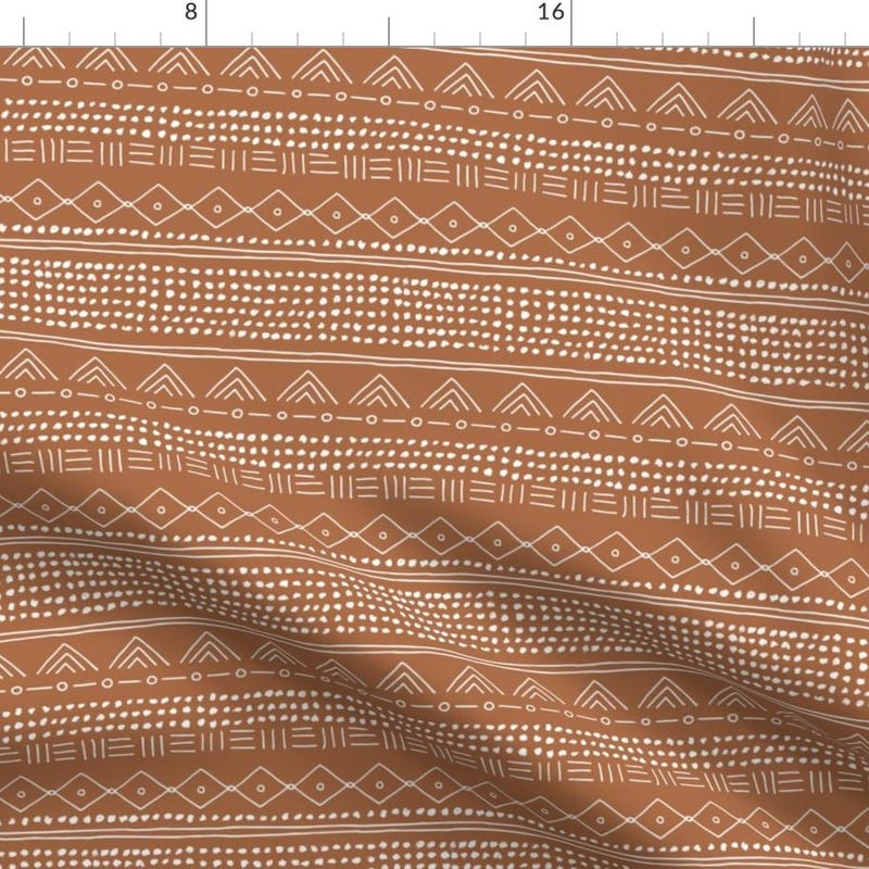 Bohemian Abstract Fabric - Etsy