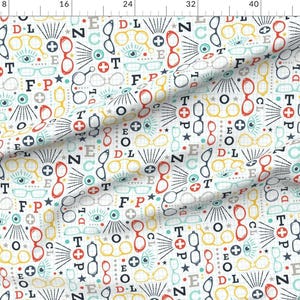 Eyeglasses Fabric - Spectacle by Heatherdutton - Glasses Eye Vision ...