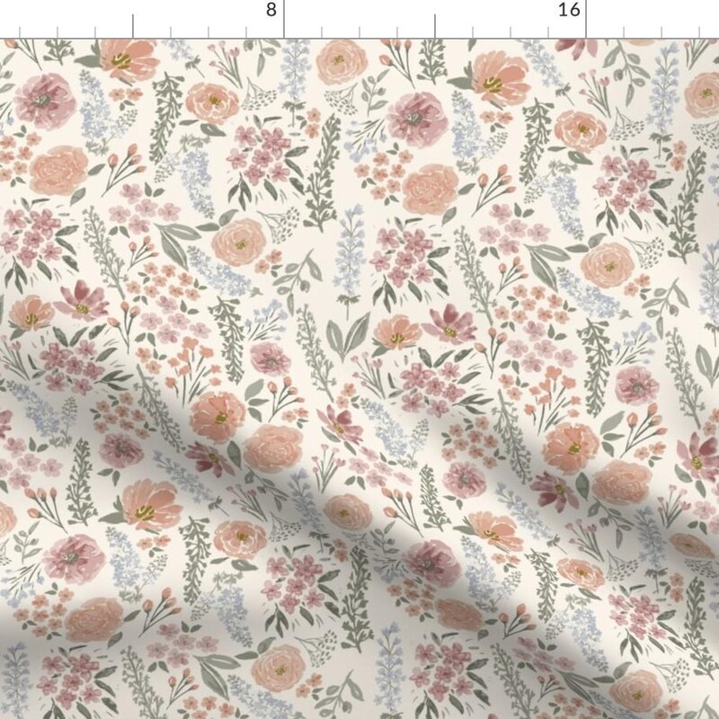 Wildflower Fabric - Etsy