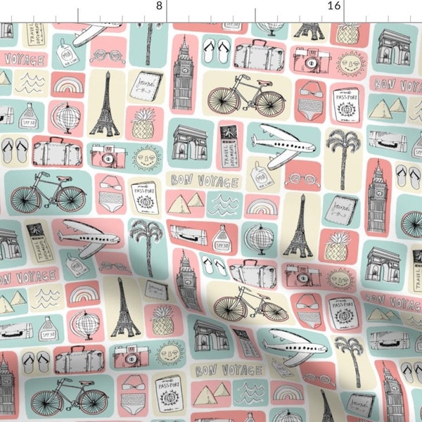 Travel Fabric - Etsy