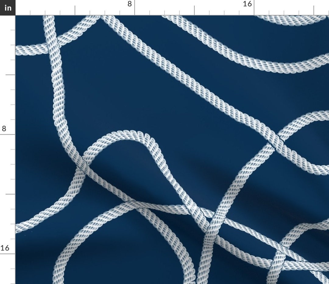 Nautical Ropes Fabric Tangled Ropes by Nendo Sailing Maritime Seafaring ...