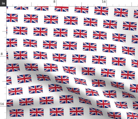 Union Jack British Flag Fabric Union Jack // Small by | Etsy