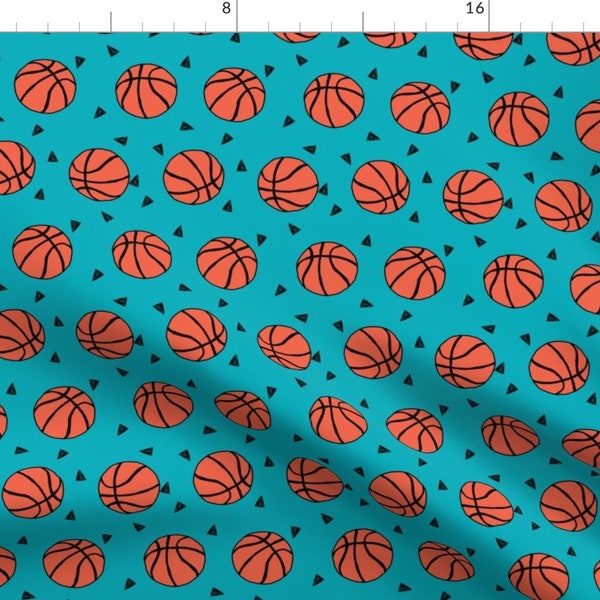 Basketball Themed Fabric - Etsy