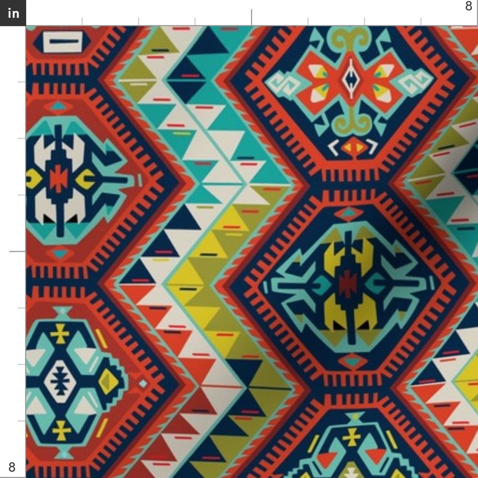 Kilim Fabric Turkish Kilim by Jillcookdesigns Kilim Boho - Etsy