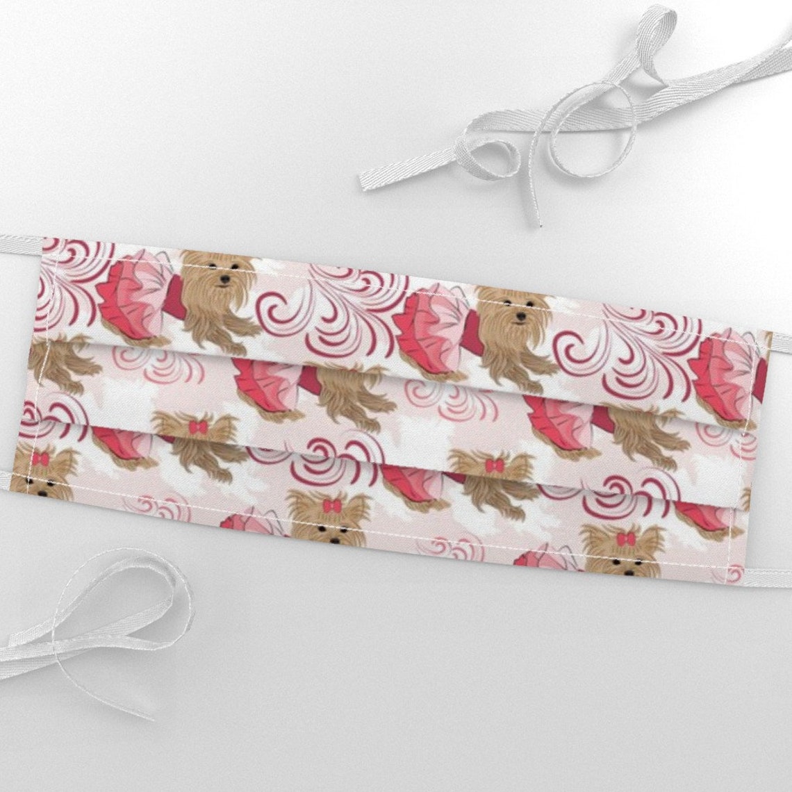 Yorkie Fabric Yorkie Wind Shadow By Sherry-Savannah | Etsy